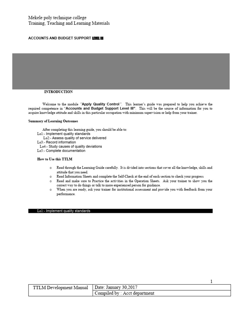 Apply Quality Control | PDF | Quality Assurance | Quality Management