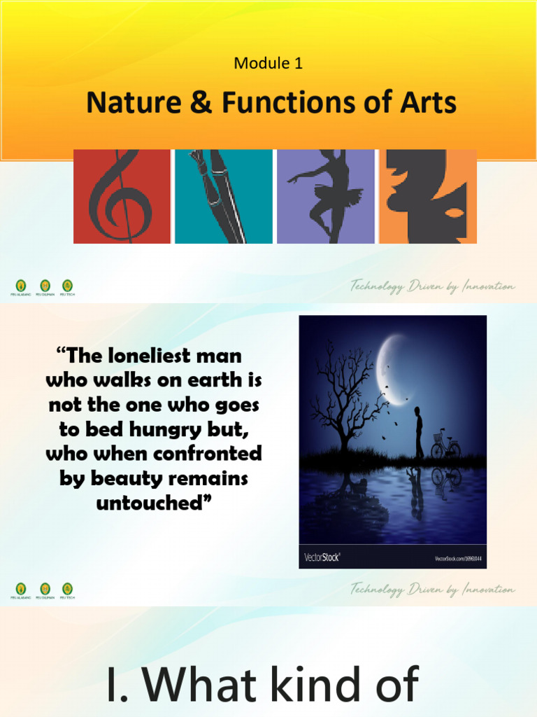 (M1-MAIN) Nature and Functions of Arts | PDF | Beauty | Curator