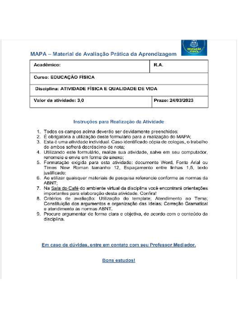 mapa unicesumar modelo | PDF mapa unicesumar modelo | PDF