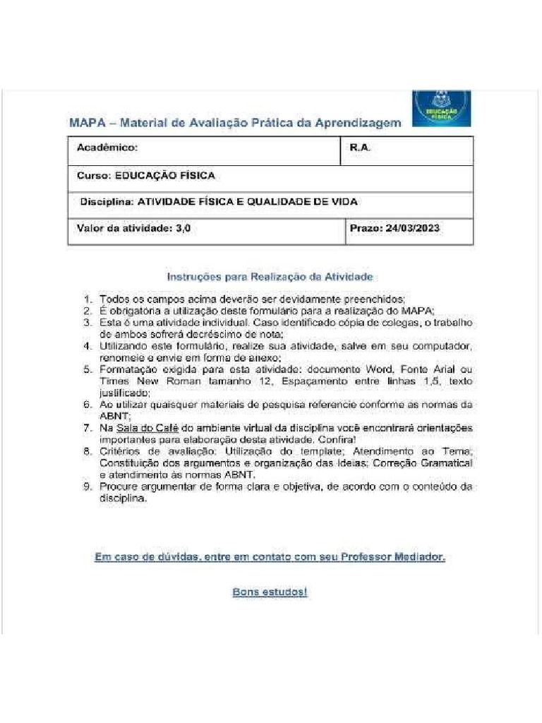 Mapa Unicesumar Modelo | PDF
