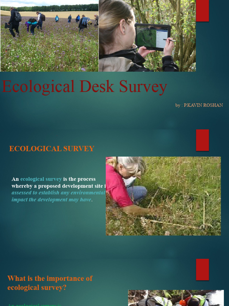 Importance of Ecological Desk Surveys | PDF | Data | Ecology