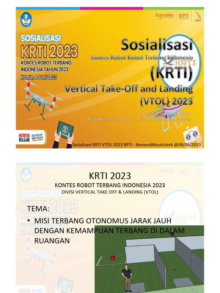 Sosialisasi KRTI VTOL 2023 | PDF