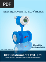 Electromagnetic Flowmeter User Manual | PDF | Flow Measurement | Power ...