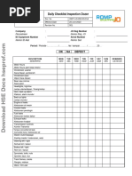Bus Inspection Checklist | PDF | Bus | Vehicles