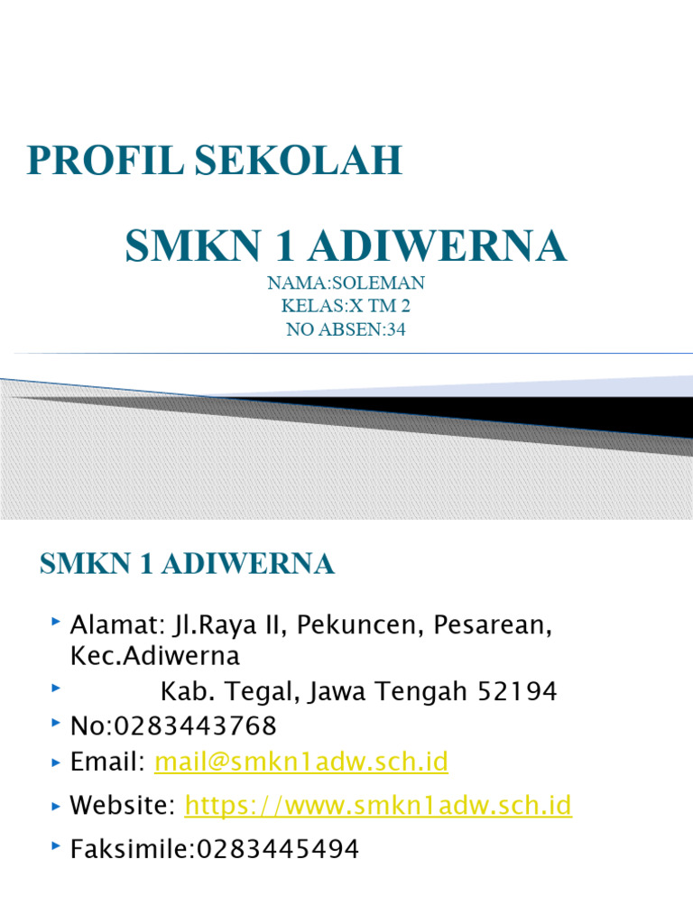 Tugas PPT 3 Soleman (X TM 2) | PDF | Teknologi & Rekayasa