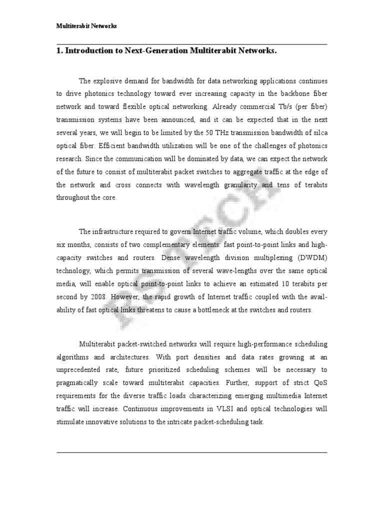 MULTITERABITNETWORKS | PDF | Wavelength Division Multiplexing | Routing