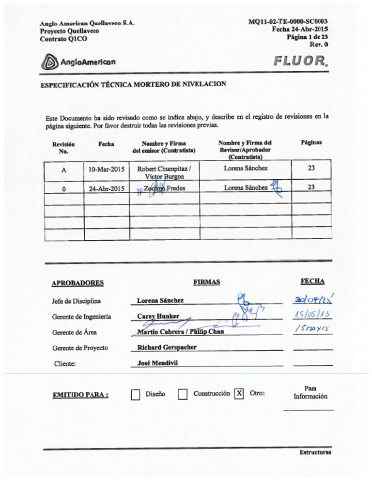 MQ11 02 Te 0000 SC0003 - 0 | PDF | Materiales de construcción | Hormigón