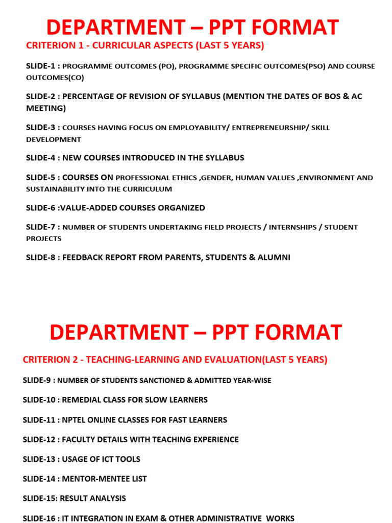 For NAAC | PDF | Curriculum | Educational Technology