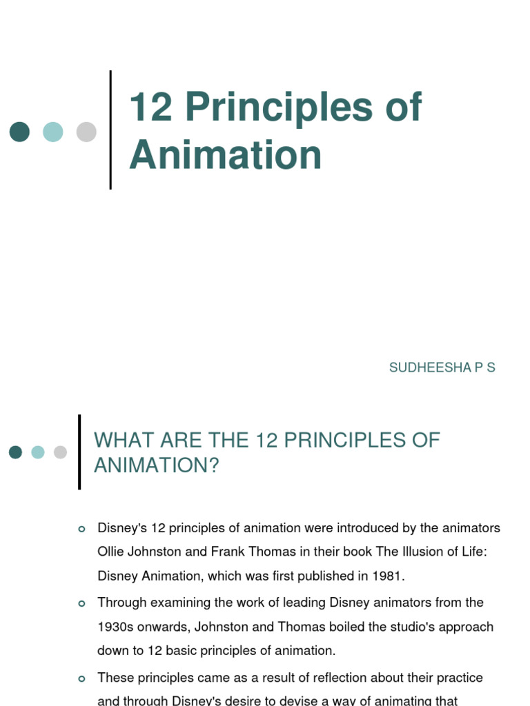 Understanding Animation's 12 Principles | PDF