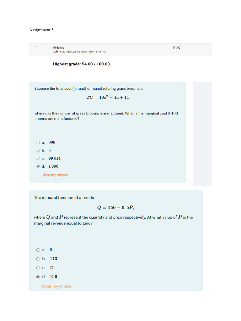 Assignment 3 dsc1520 2024 | PDF
