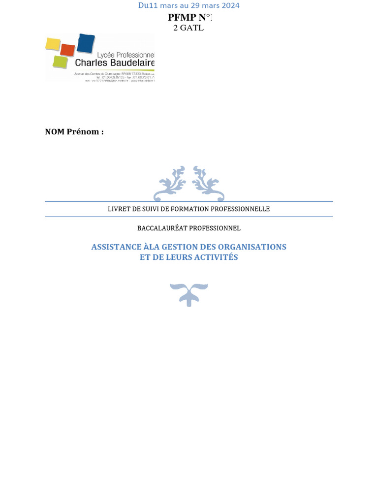 Suivi de Formation Professionnelle GATL | PDF | Logiciel pour ...