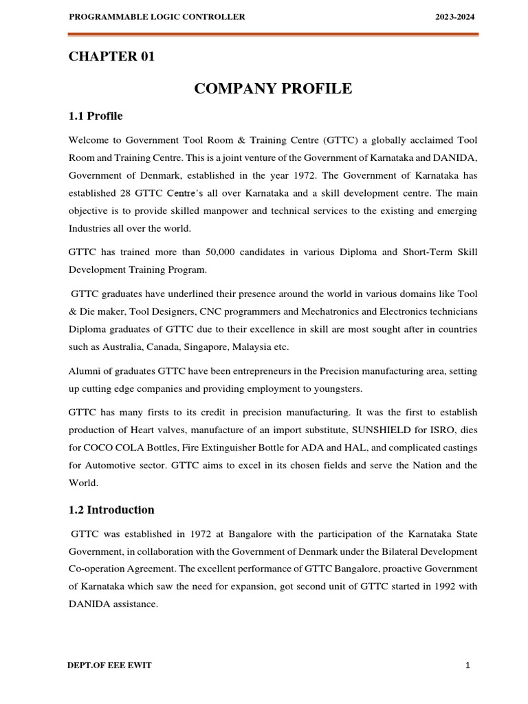 report on internship | PDF | Programmable Logic Controller | Microcontroller