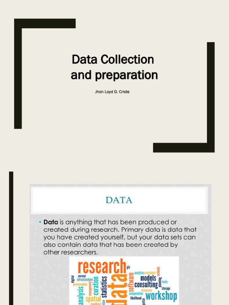 Chapter 2 Data Collection and Preparation | PDF