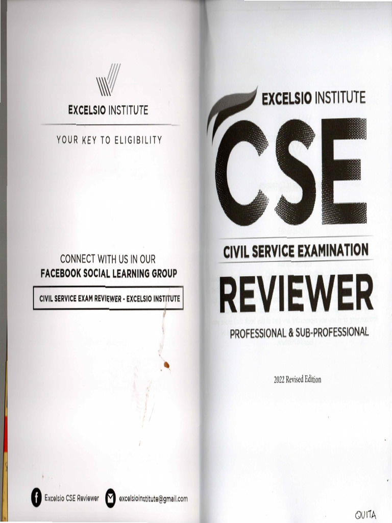 CSC Reviewer 1 | PDF | Elections | Political Law