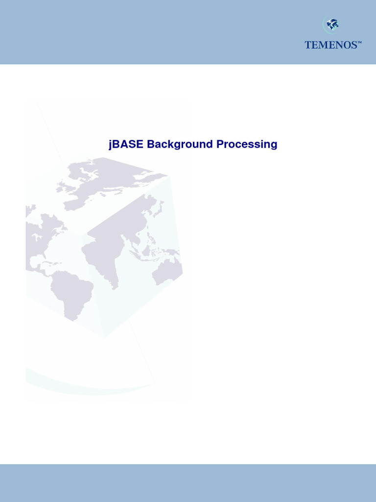 jBASE background processing | PDF | Bracket | Command Line Interface jBASE background processing | PDF | Bracket | Command Line Interface