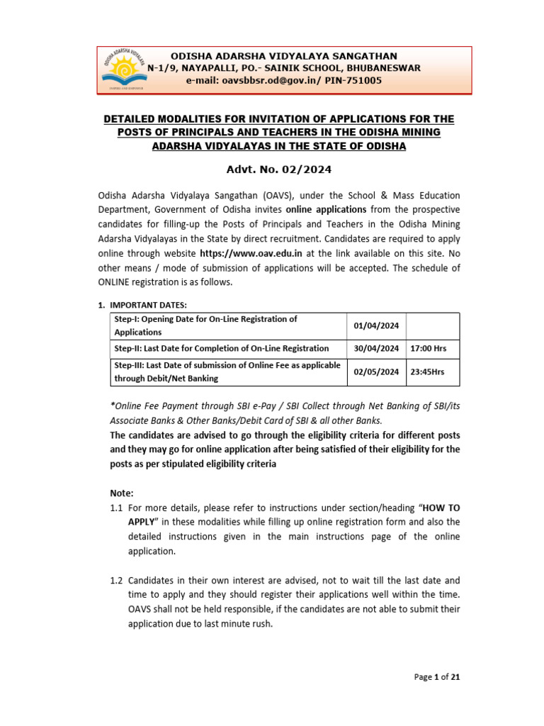 Advt. Omav 24 | PDF | Identity Document | Image Scanner