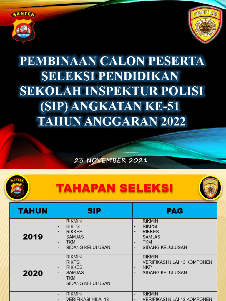 Bahan Bin Sip 2022 | PDF