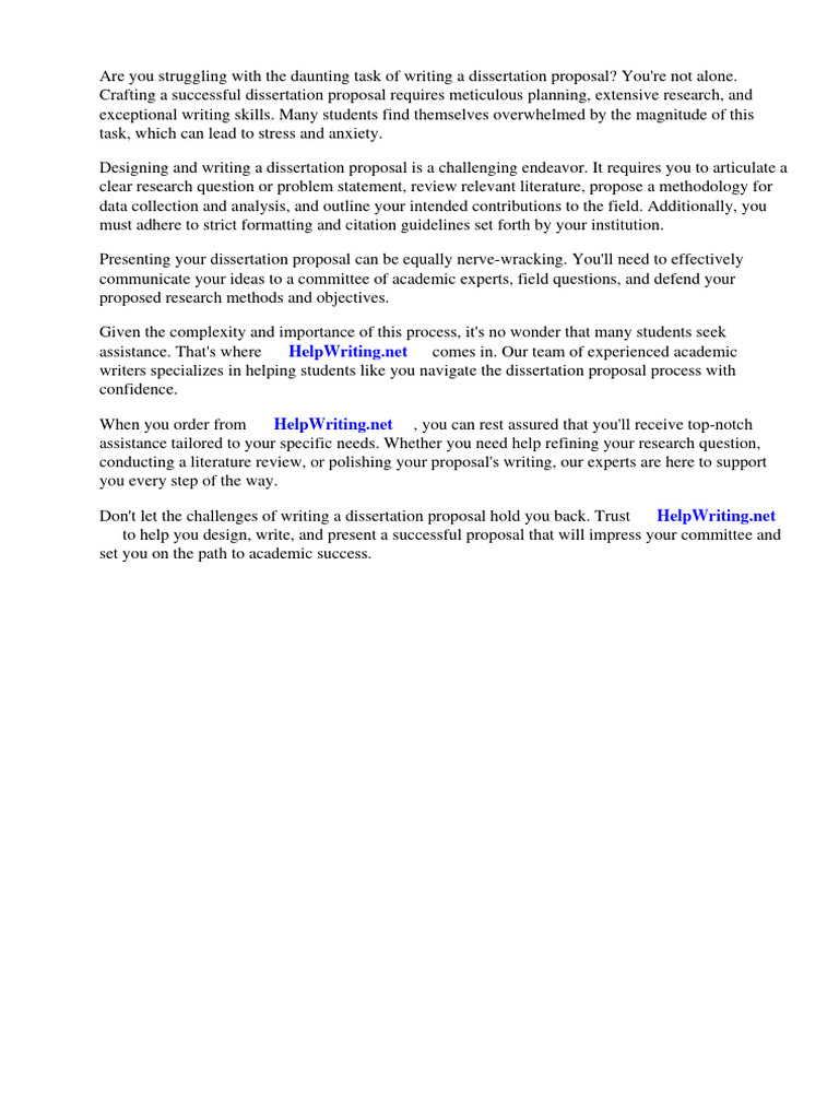 How To Design Write and Present A Successful Dissertation Proposal PDF | PDF | Thesis | Methodology