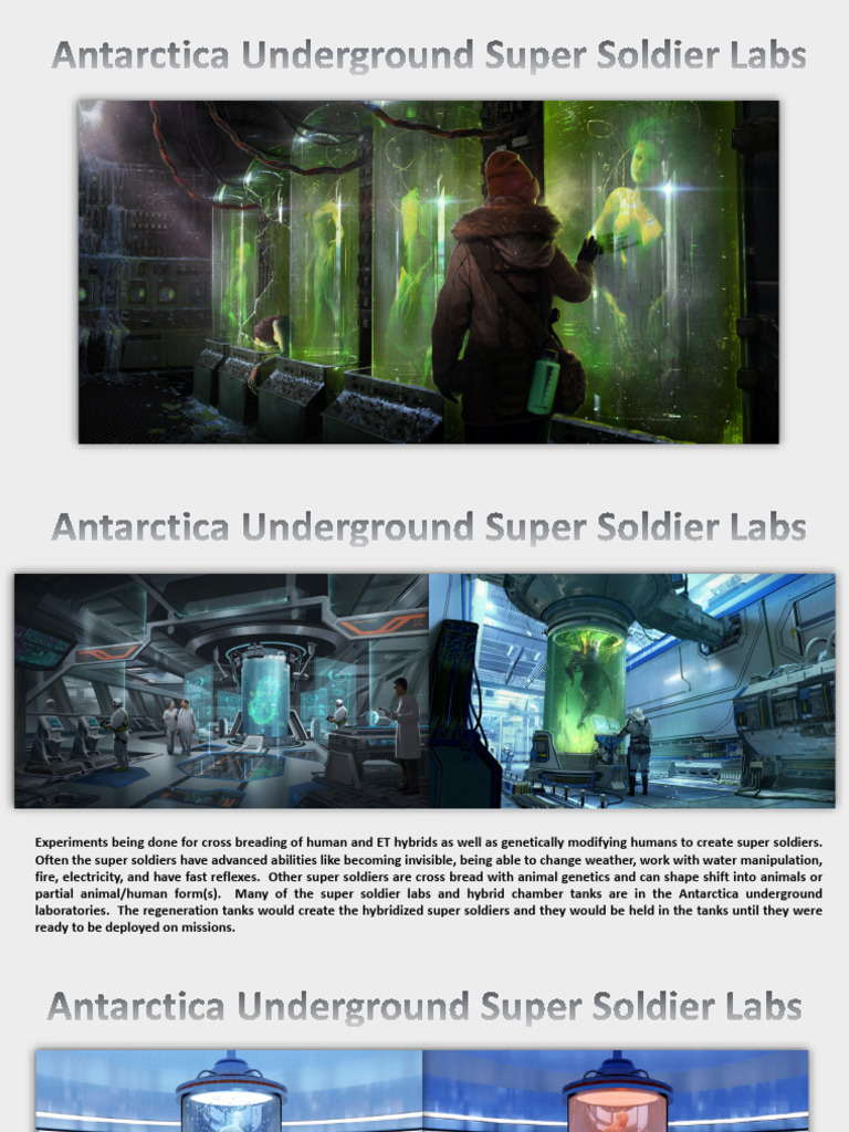 Antarctica's Super Soldier Experiments | PDF | Hybrid (Biology) | Tanks