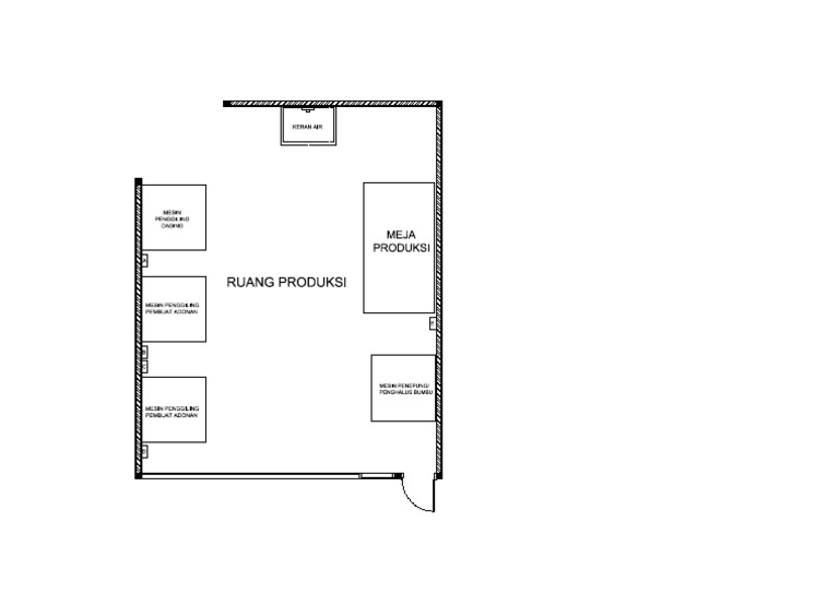 Denah Ruang Produksi | PDF
