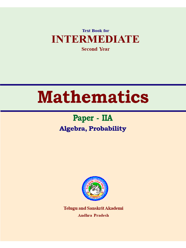 Maths - IIA | PDF | Complex Number | Equations