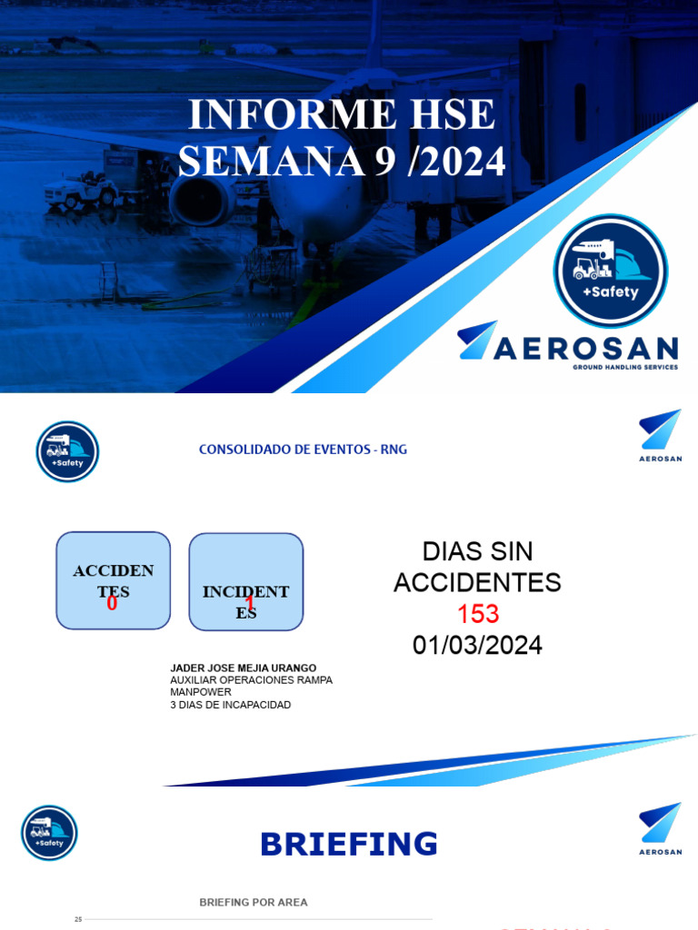 Informe HSE W9-2024 | PDF