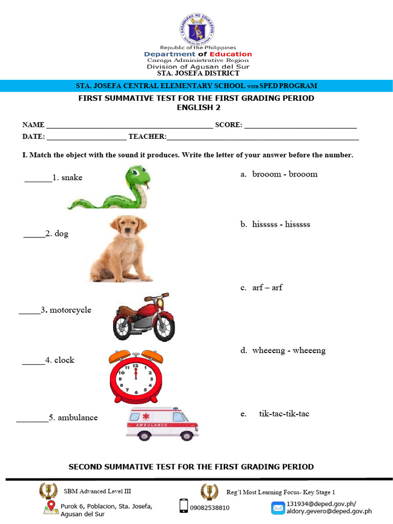 Summative in English | PDF | Books | English Language