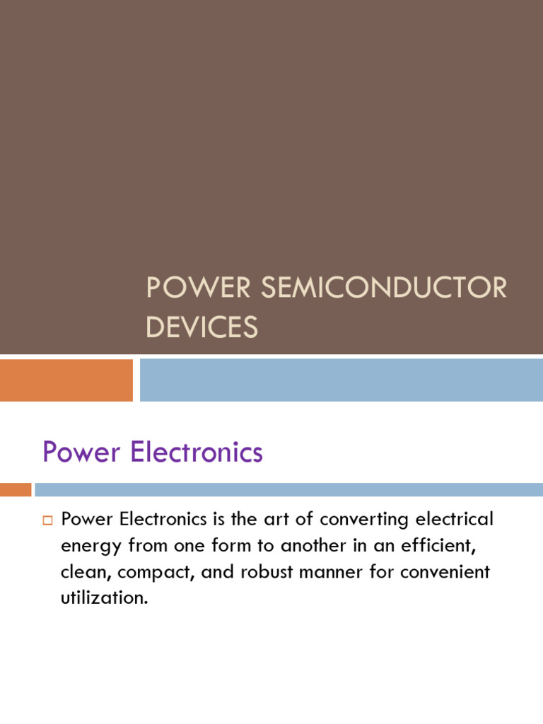 Introduction Unit1 | PDF | Power Electronics | Bipolar Junction Transistor