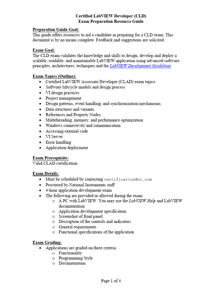 CLD Exam Prep Resource Guide | PDF | Computer Engineering | Computer ...