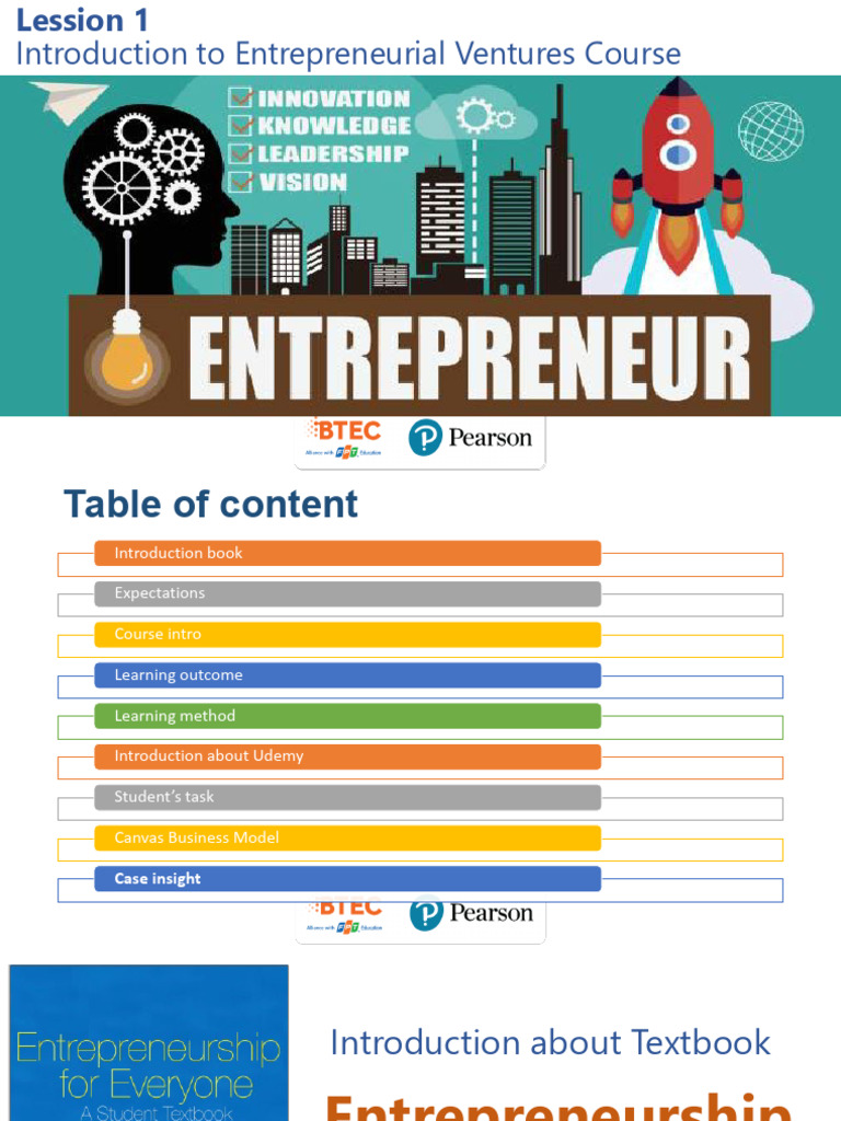 Introduction | PDF | Entrepreneurship | Business Model