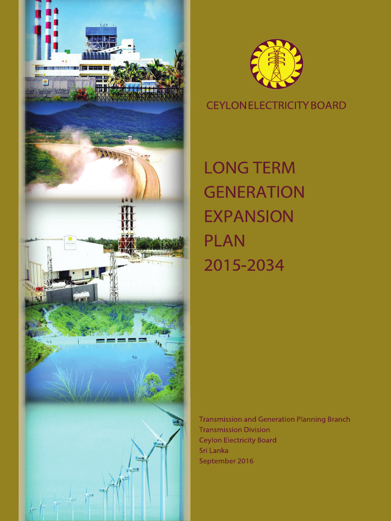 9.1. CEB Long Term Generation Expansion Plan 2015-2034 | PDF ...