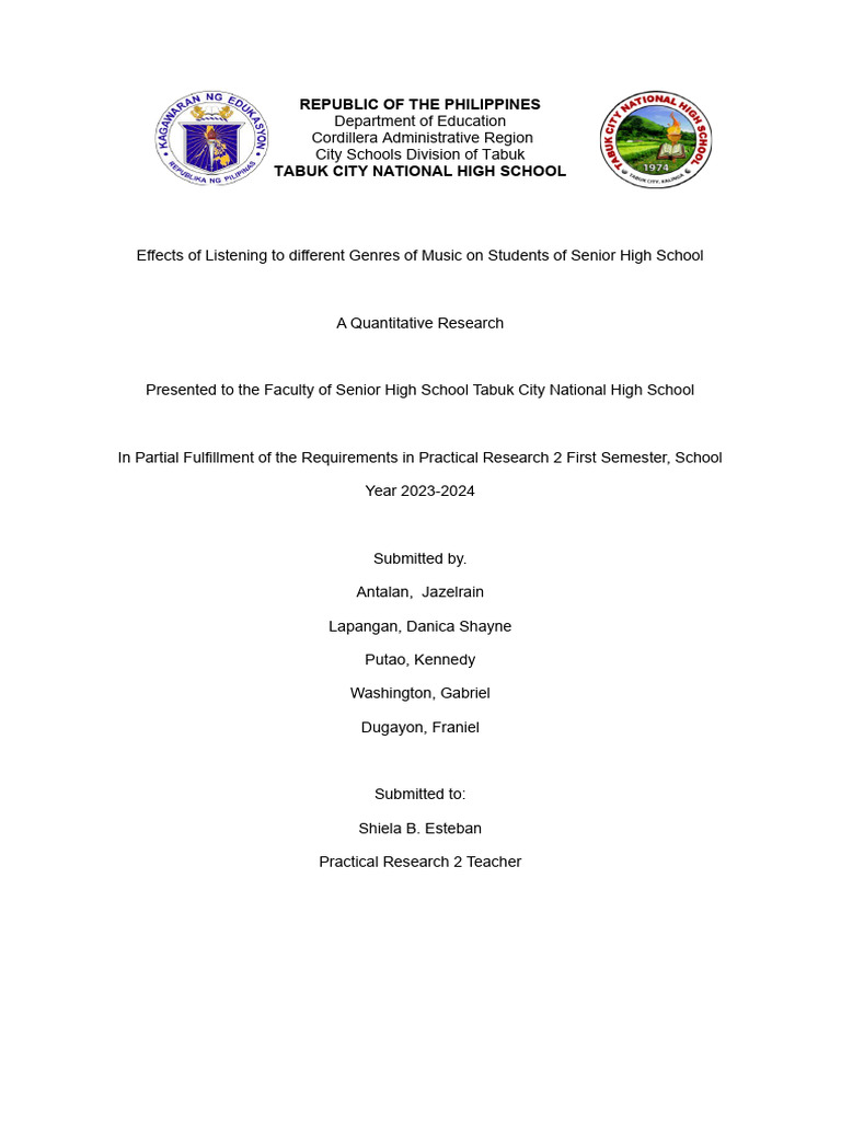 Music Research | PDF | Sampling (Statistics) | Questionnaire