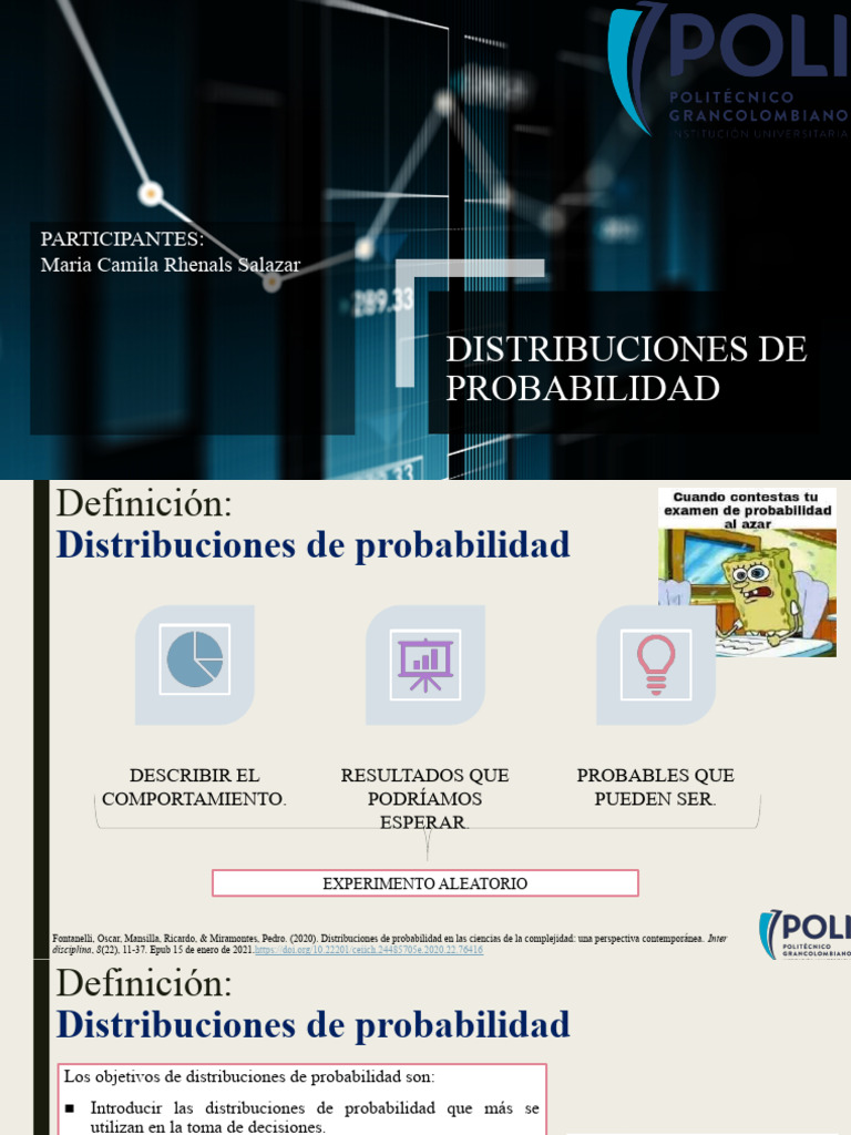 Distribuciones de probabilidad | PDF | Probabilidad | Distribución de ...