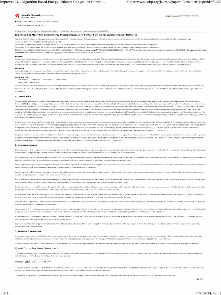 Bat Algorithm Con Fig Pdf Wireless Sensor Network Computer Network 8113