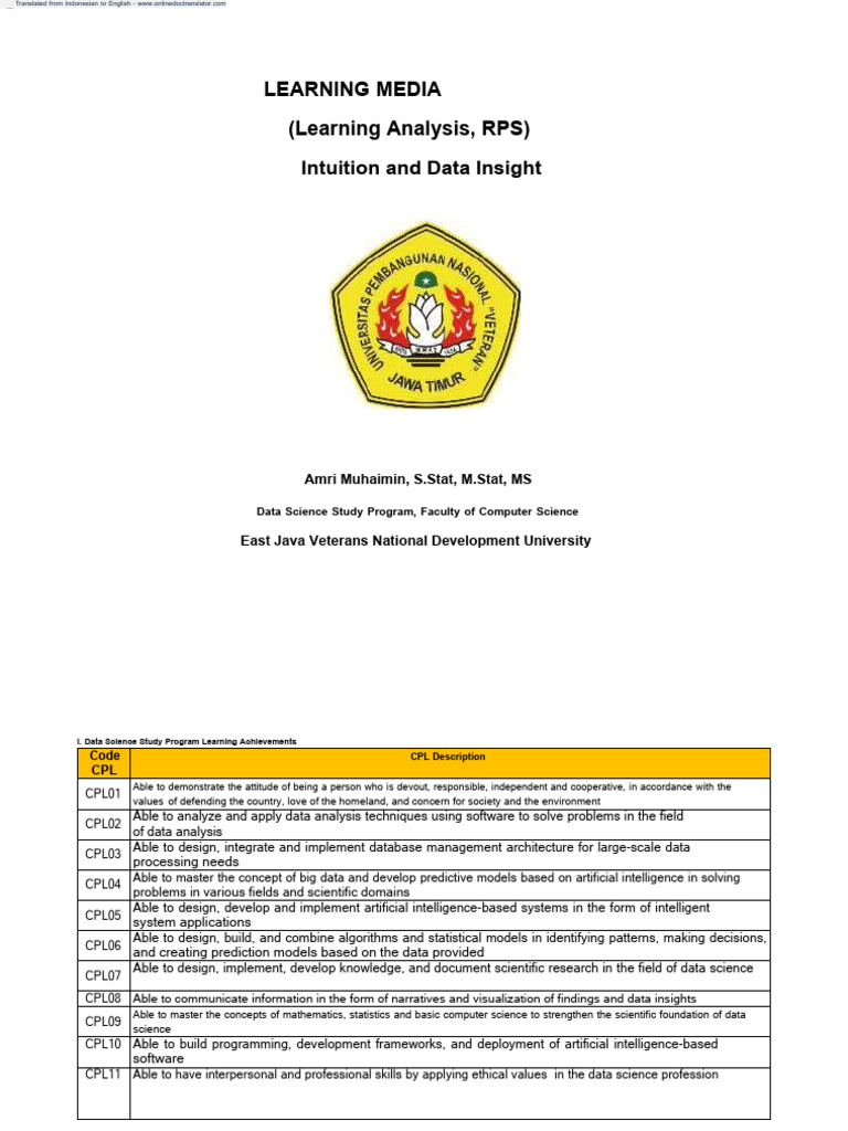 68 - SD221237 - RPS Draft Intuisi Dan Wawasan Data - Id.en | PDF | Data Science | Data