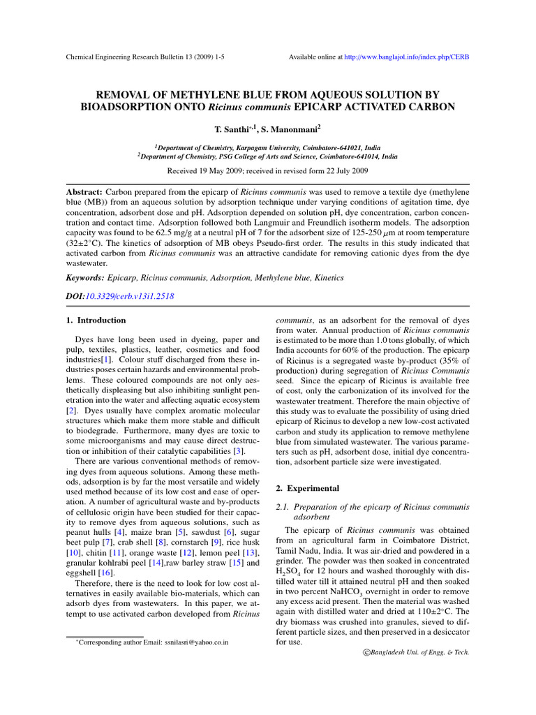 2485 | PDF | Adsorption | Materials