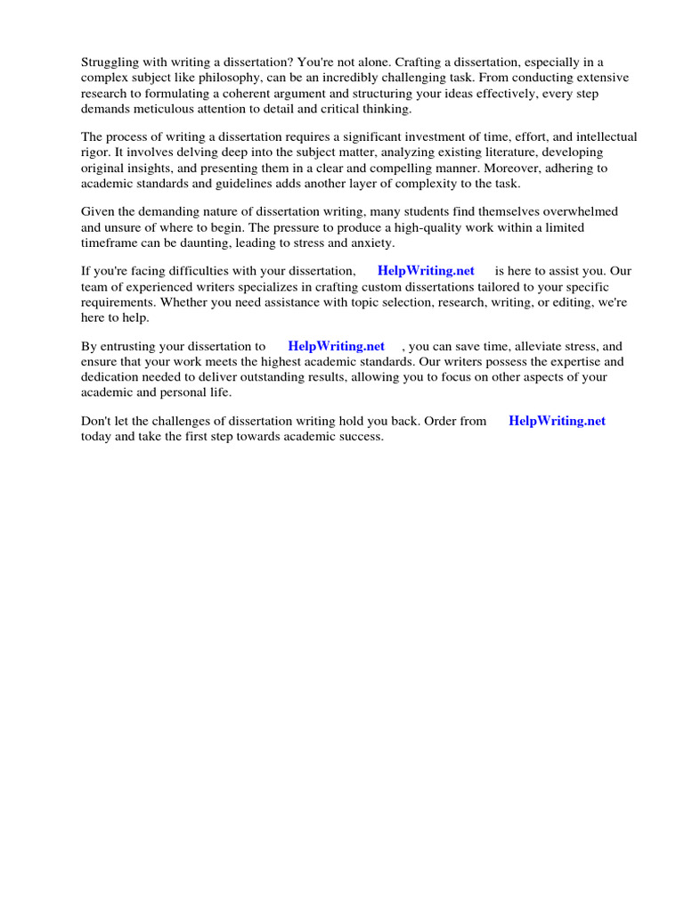 Exemple Dune Dissertation Philosophique | PDF | Thesis | Human ...