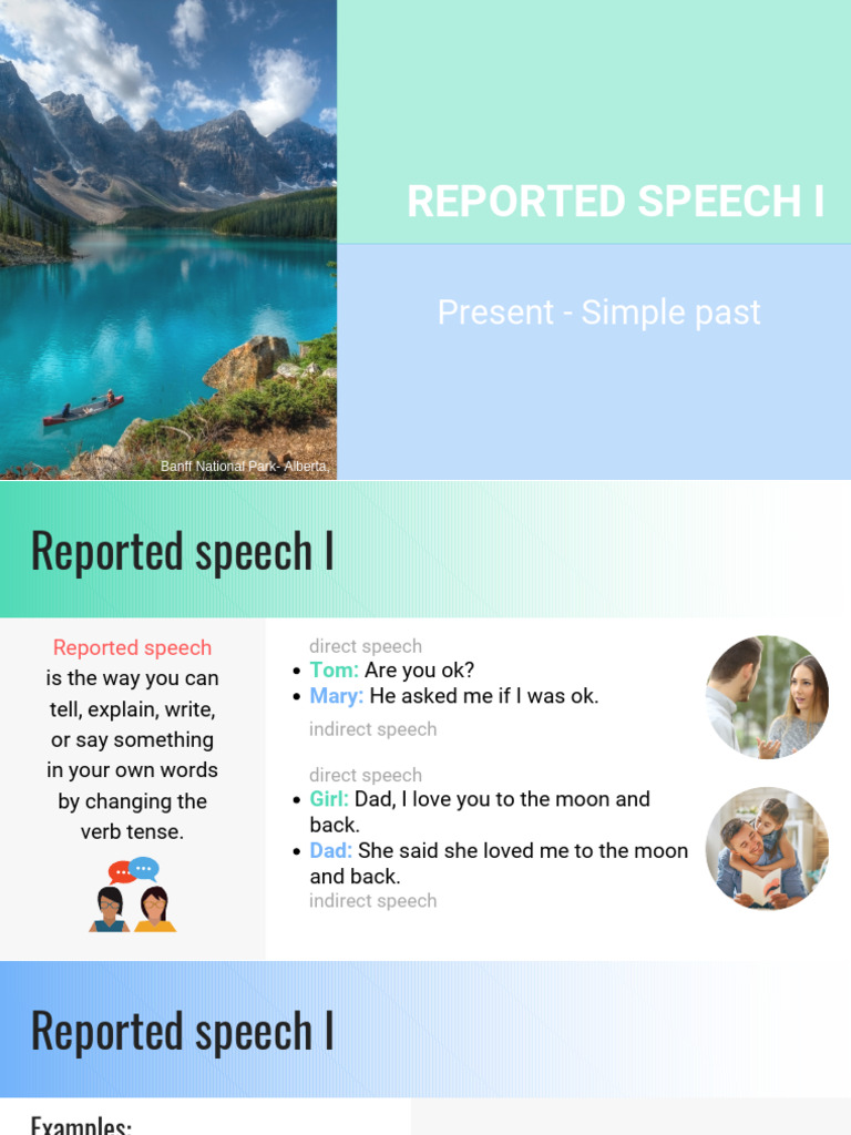 Reported Speech Rules & Examples | PDF | Grammar | Languages