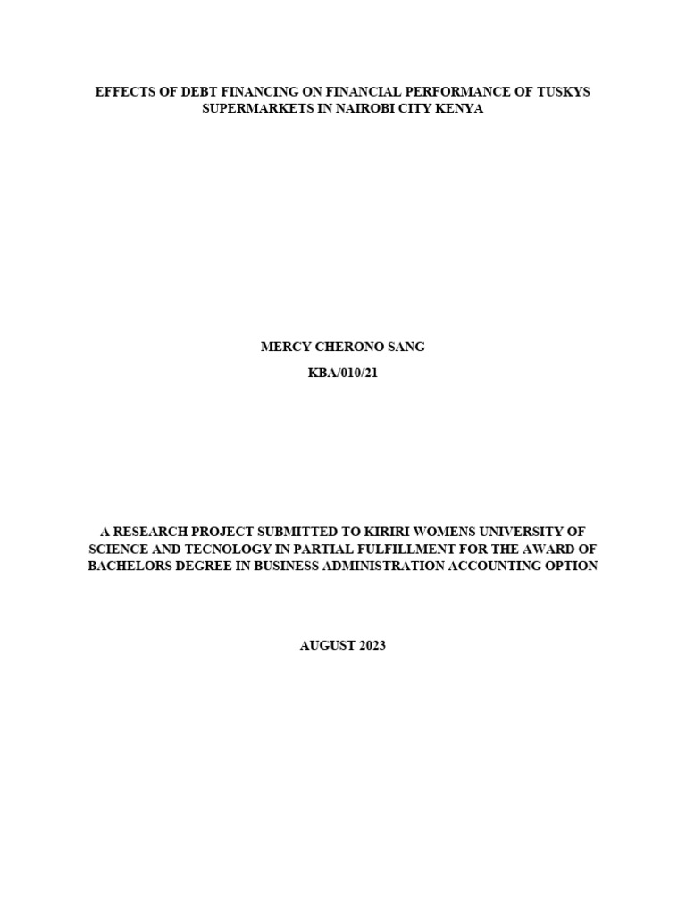 Sang Cherono Project1 | PDF | Modern Portfolio Theory | Financial Risk