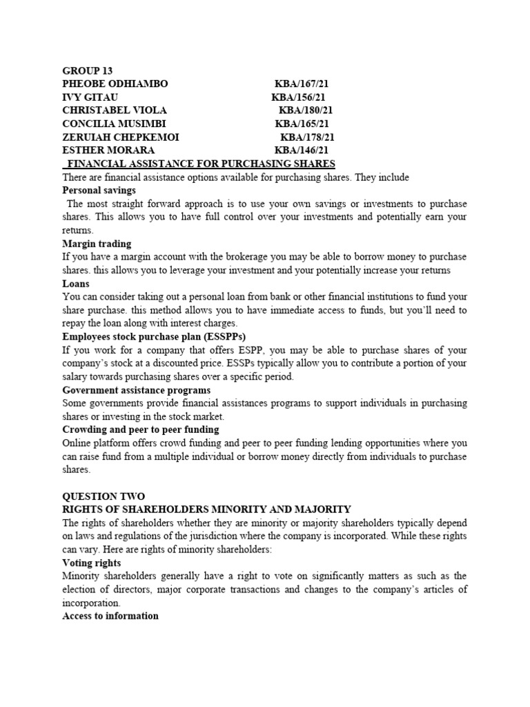 Company Law Notes 2 Pdf Stocks Receivership