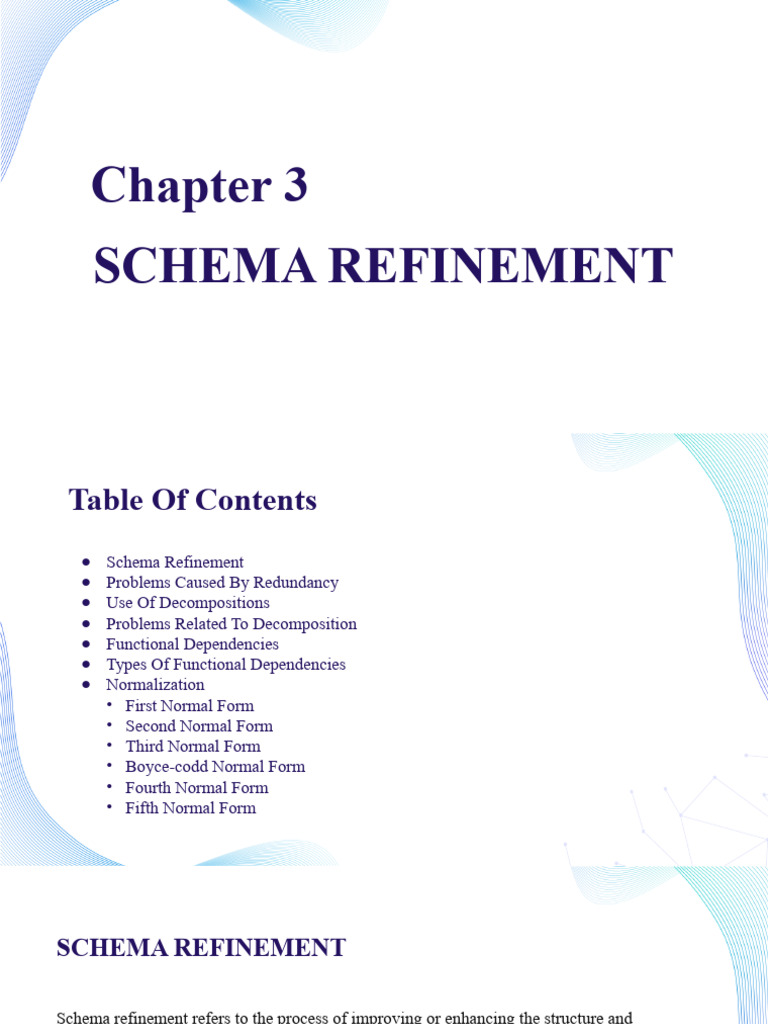 Schema Refinement | PDF | Databases | Data Model