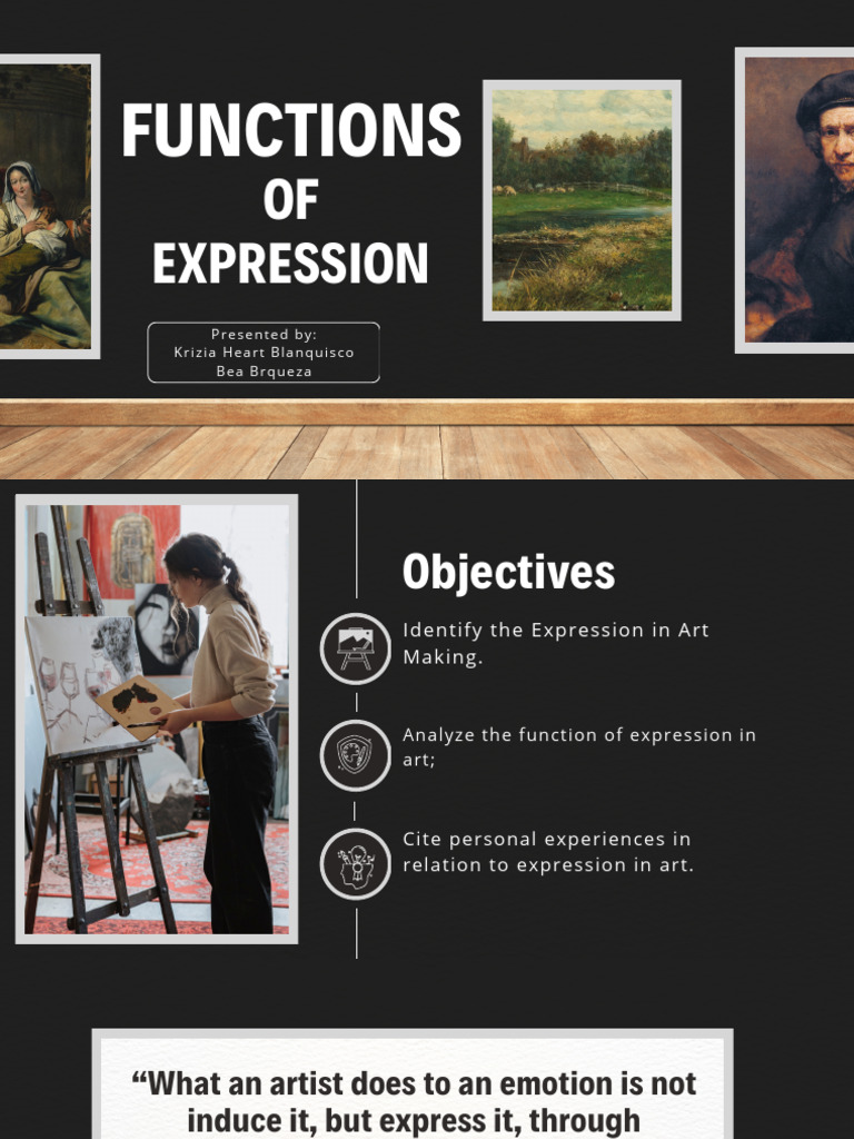 Function of Expression in Art Making | Download Free PDF | Cognition ...