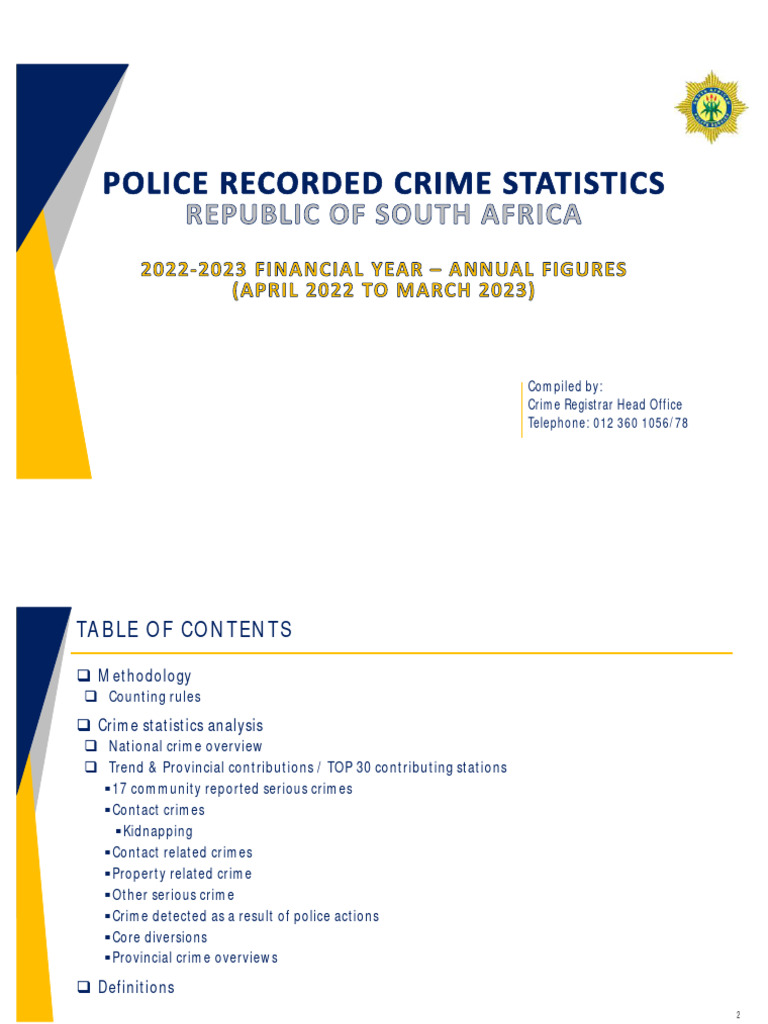 2023-2024 - Annual - WEB | PDF | Assault | Robbery