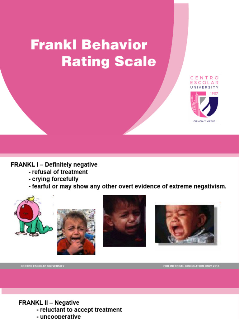 Frankl Behavior Rating | PDF | Self-Improvement