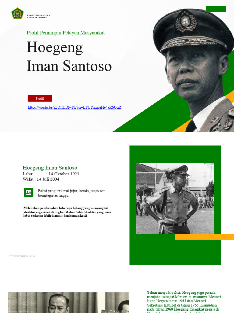 Biografi Jenderal Hoegeng Santoso | PDF | Ilmu Sosial