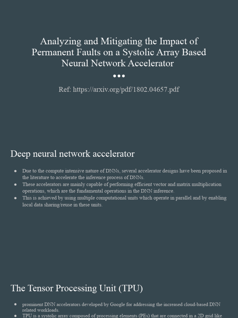 Faults NNAccelerator | PDF | Semiconductor Device Fabrication | Deep Learning