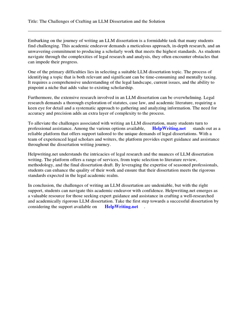 LLM Dissertation Topic Examples | PDF | European Union | Thesis