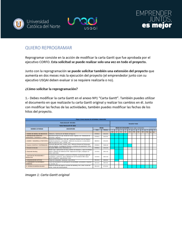 Instructivo para Reprogramar | PDF | Marca | Marketing
