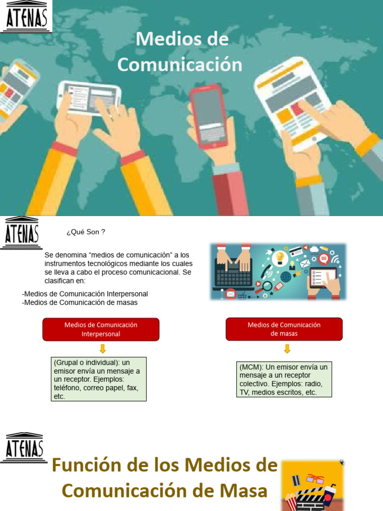 ppt medios de comunicacion unidad 4 | PDF | Comunicación | Publicidad