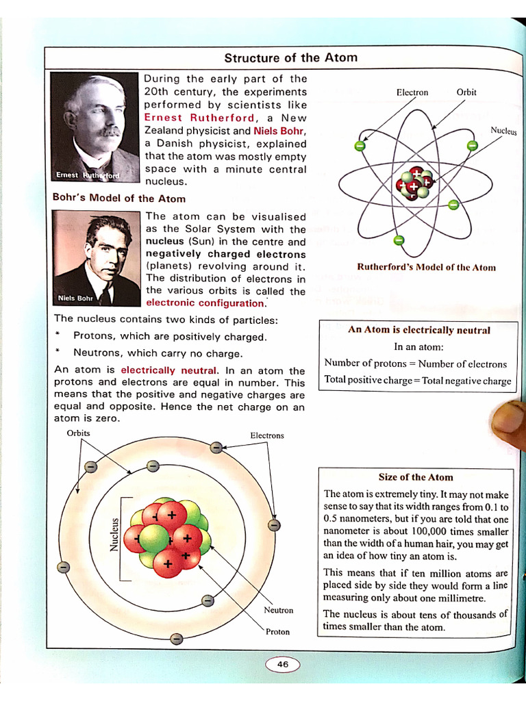 Chapter 4 Atomic Structure Class 8 | PDF